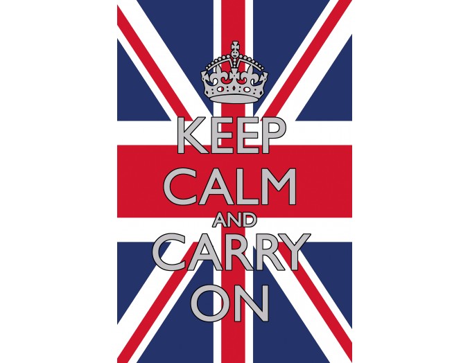 Keep Calm & Carry On - Countryside Art