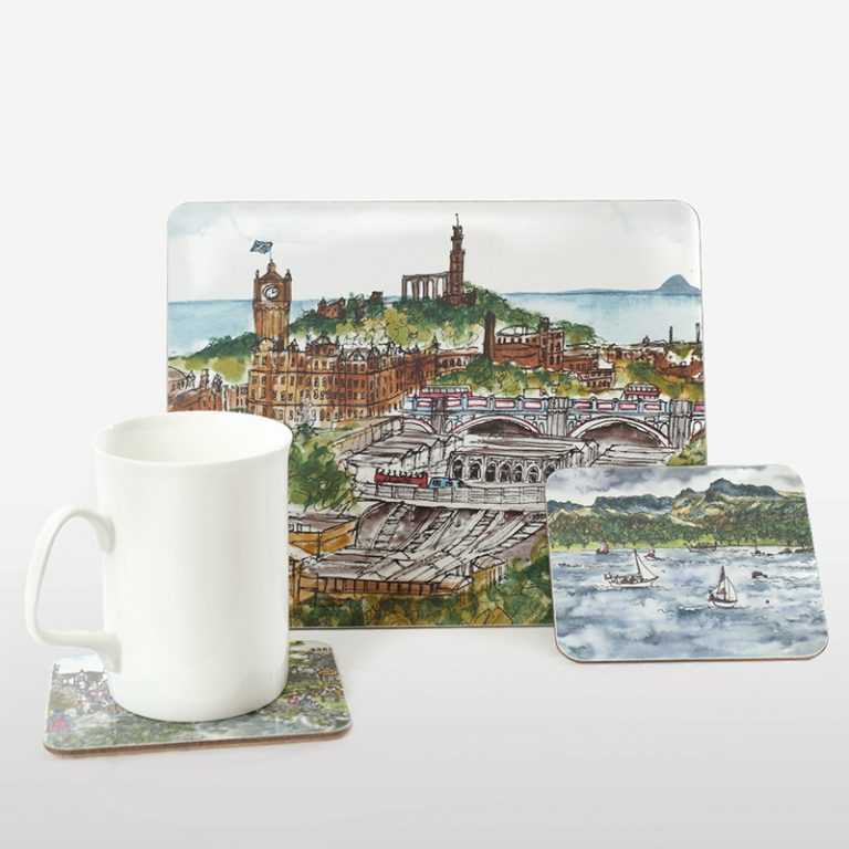 Custom Printed Melamine Coasters & Table Mats - Countryside Art