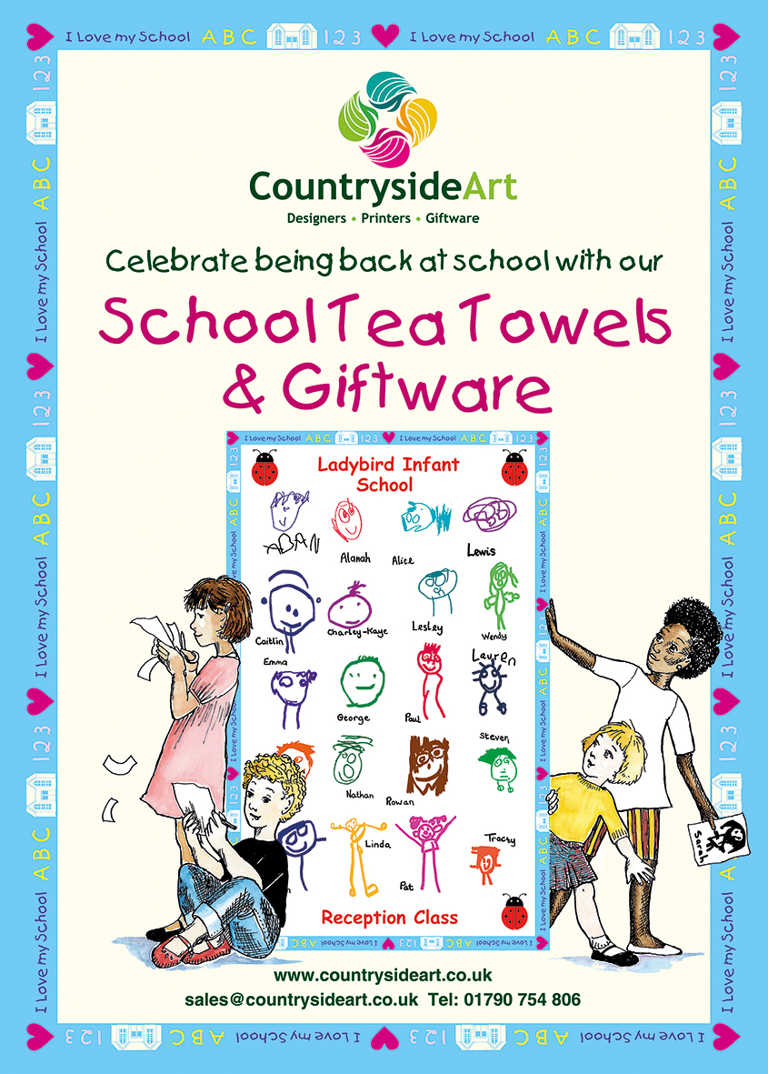 Schools Giftware, School Fundraising & Tea Towels - Countryside Art